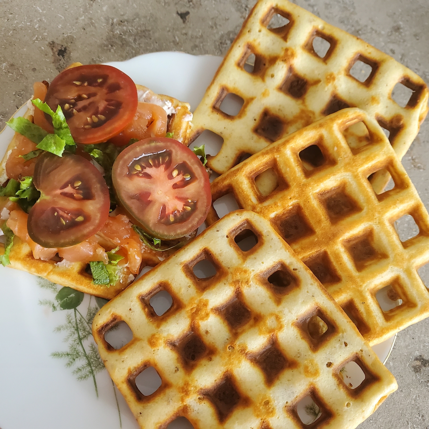 Baltyminiai vafliai su rikotos sūriu (Keto) SK - receptas