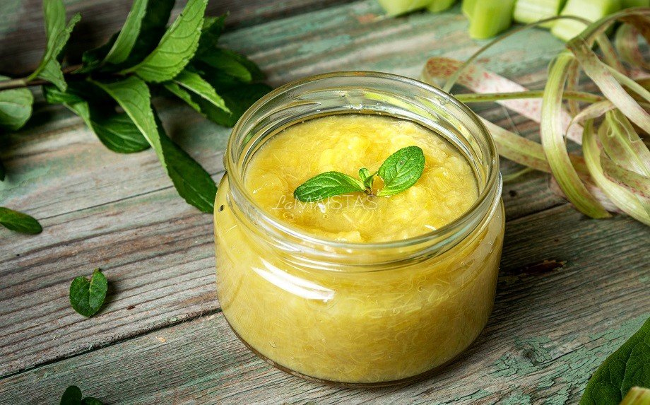 Rabarbarai su apelsinais ir kiviais šaldymui - receptas